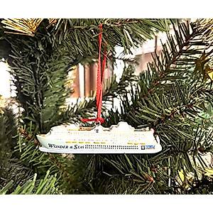 PSVGROUP Cruise Ship Model - a Great Gift for Nautical Decorative Hanging Ornaments/Cake Topper/Friendship Gift for Your Lover (Small, Wonder of The Sea)