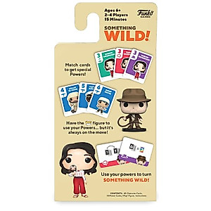 Funko Something Wild! Indiana Jones with Pocket Pop! Card Game for 2-4 Players Ages 6 and Up