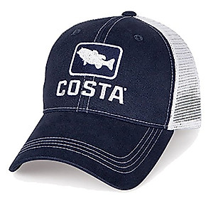 Costa XL Trucker Hat, Bass, Navy + White