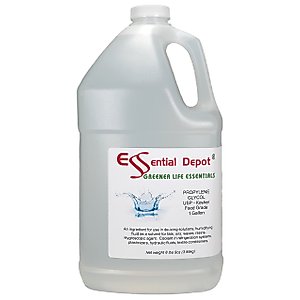 Propylene Glycol - USP - Kosher - Food Grade - USP - Kosher - 8 lb 9 oz net wt in a 1 Gallon Safety Sealed HDPE Container with resealable Cap