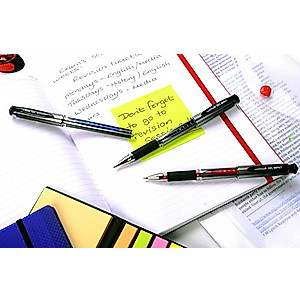 uni-ball 219006000 UM-153S Signo Impact Gel Pens with Rubber Grip, Blue Gel, 1mm Nib (Pack of 12)