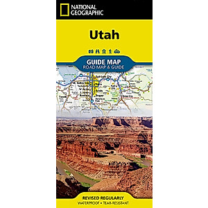 Utah Map (National Geographic Guide Map)