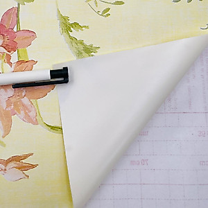 Yifely Self-Adhesive Shelf Liner Removable Furniture Paper for Covering Apartment Dresser Drawers, Rural Flower, 17.7 Inch by 9.8 Feet