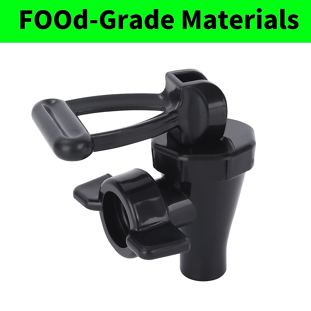 Vonluxin 03260.0002 Faucet Kit for Tea Dispenser, Replacement Spigot for Beverage Dispenser (2 Pack Set, Include 2 Wing Nut and 2 C-Ring) (1 Pack)