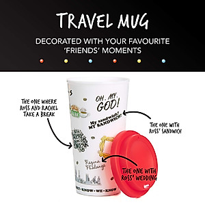 Paladone Friends Central Perk Coffee Cup Travel Mug