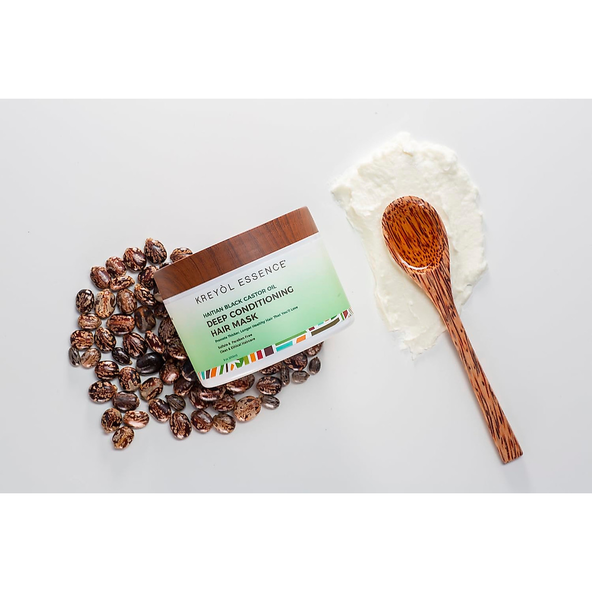 Kreyol Essence – 8 Oz DEEP CONDITIONER MASK, Scalp Care Reduce Shed + Repair Hair Mask, Overnight Moisture Mask