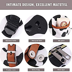 Malaxlx Cow Print Bookbag for Teen Girls Boys, College School Student Laptop Backpack for Womens