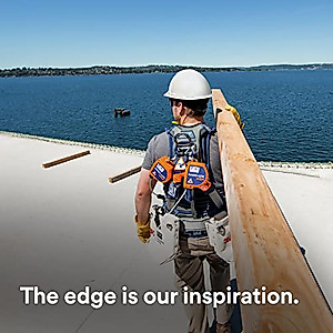 3M DBI-SALA Nano-Lok edge Twin-Leg Quick Connect Fall Protection Self Retracting Lifeline SRL - Cable Construction 3500227, Orange, 8 ft. (2.4 m), 1 EA