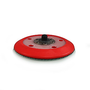 Torq BUFLC201 R5 Dual-Action Backing Plate with Hyper Flex Technology, Red (5 Inch)