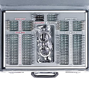 UCanSee 104 Trial Lens Set Metal Rim Aluminum Case Free Trial Frame