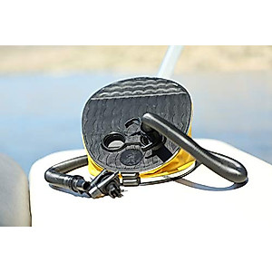 AIRHEAD Foot Pump Yellow/black, 54" long hose