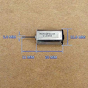 caihv-Dc Motor Durable, N30 Minebea Motor, High Speed High Torque Precious Metal Brush Mini Motor, DIY Aircraft RC Drone Kid's Toy, Accessories