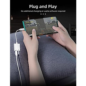 MAS CARNEY Headphone Adapter, USB Type C to 3.5mm Headphone and Charger Adapter Compatible with Pixel 5 4 3 XL, Galaxy S22 S21 S20 S20+ Note 20,Ipad Pro, MacBook