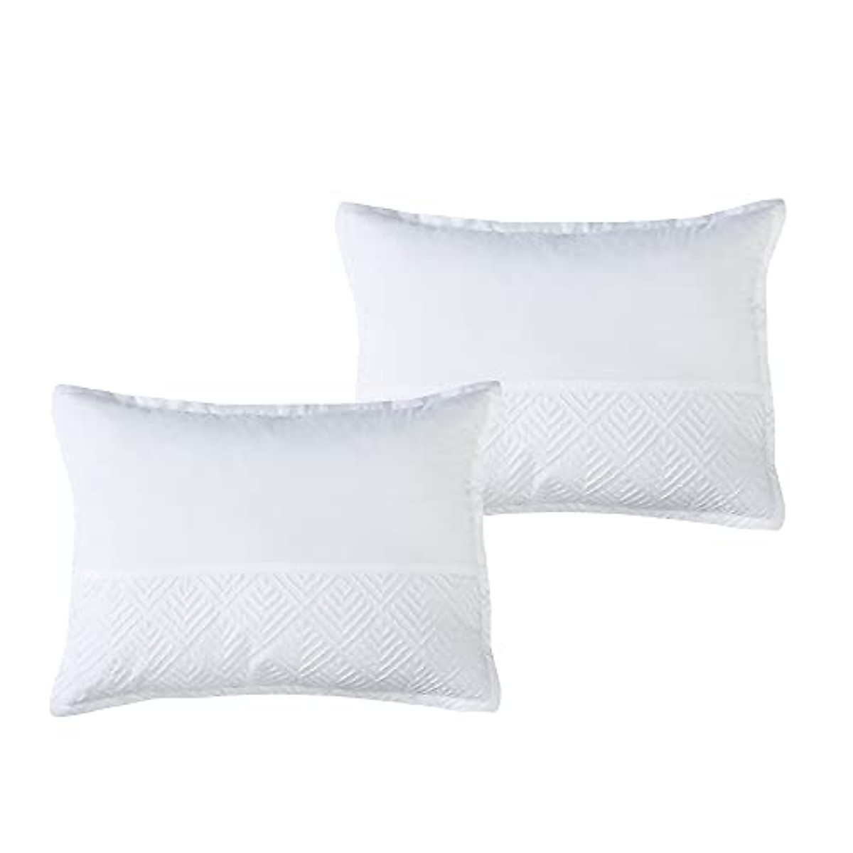 BRHF 7 PCS Boho Embossed Comforter Set with Handcrafted Tassel King, White Textured Down Alternative Bedding Set for Bedroom, Lightweight Bed in A Bag - 1 Comforter, 2 Shams, 4 Pillows