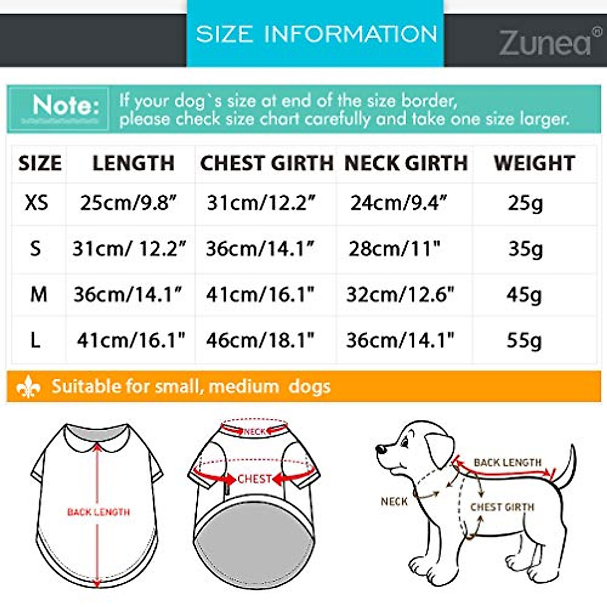 Zunea Dog Dress for Small Dogs Girl Striped Summer Puppy Princess Skirt with Bowtie Elegant Party Wedding Birthday Costume Outfits Pet Pullover Sundress Doggie Chihuahua Toy Poodle Clothes Apparel XS