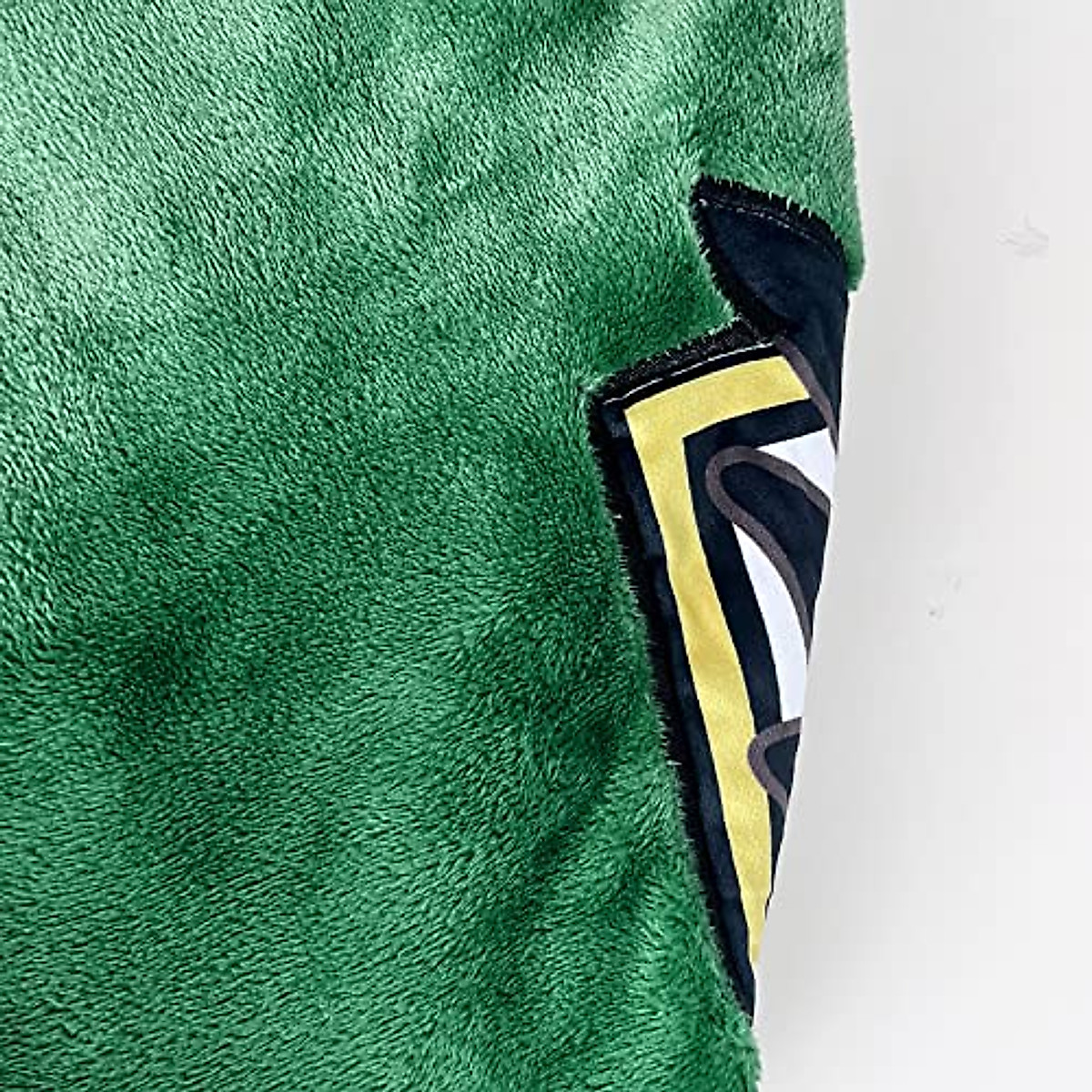 My Sky Anime Wearable Hooded Throw Blanket for Adults Soft Warm Cloak Green