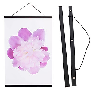 Aynoo Magnetic Poster Hanger Frame, 16x24 16x22 16x20 Poster Frame, 16 Inch Wide Magnetic Hanger Picture Frame,Black,2Pack
