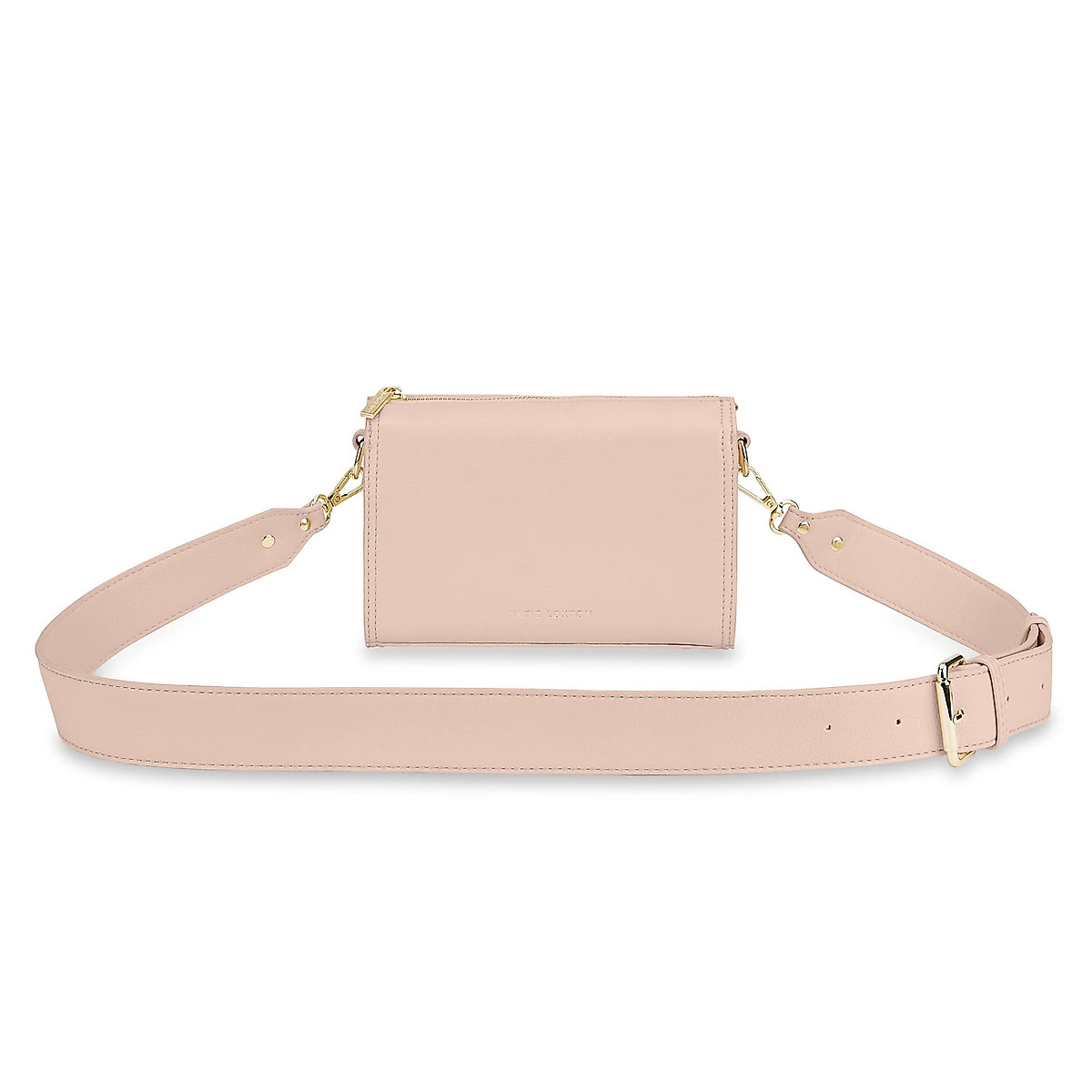 KATIE LOXTON Zana Womens Medium Vegan Leather Convertible Crossbody Handbag Purse Pale Pink