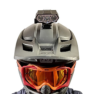 Night Owl Helmet Light Kit with 10pc GoPro Compatible Mount System, Powerful 3000 Lumen LED Riding Light Mount-Anywhere Motorcycle, Bicycle, Ski, Snowmobile, Dirt Bike & More - USA Based