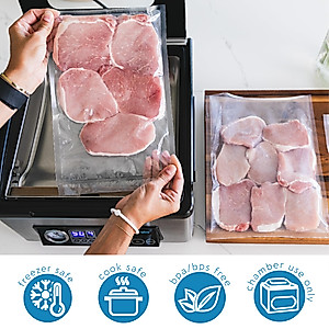 Avid Armor Chamber Machine Pouches 3.5mil, Pre-Cut Chamber Vacuum Sealer Bags, Heavy Duty Seal Pouch, BPA-Free Chamber Sealer, Assorted Size Pack, 6"x10", 8"x12" - Pack of 280