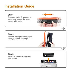 E-Z Ink (TM) Compatible Toner Cartridge Replacement for Brother TN-433 TN433 TN433bk TN431 compatible with HL-L8260CDW HL-L8360CDW MFC-L8610CDW MFC-L8900CDW (2 Pack, Black)