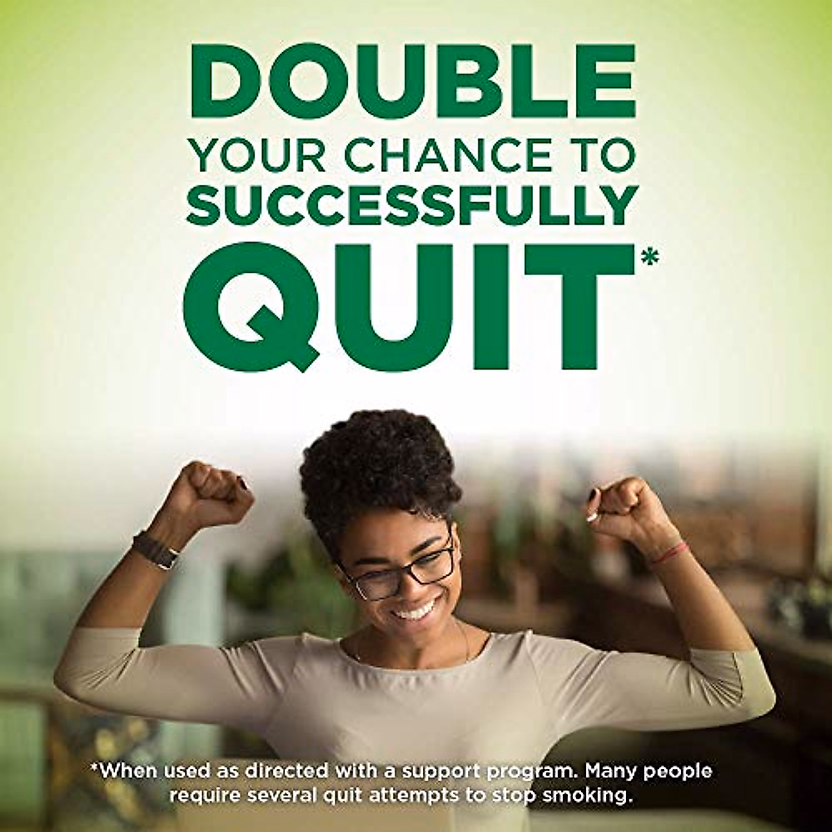 Amazon Basic Care Nicotine Polacrilex Coated Gum, 4 mg (Nicotine), Cool Mint Flavor, Stop Smoking Aid, 20 Count