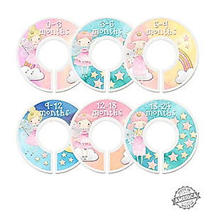 Modish Labels Baby Clothes Size Dividers, Baby Closet Organizers, Size Dividers, Baby Closet Organizers, Closet Dividers, Clothes Organizer, Nursery, Girl, Boho, Fairy, Princess, Fairies (Baby)