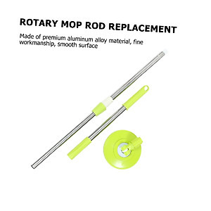 Outanaya 1 Set Mop Pole Rotating Mop Accessory Rod Mopping Replacement Rotating Commercial Mop Handle Mop Rod Mop Handle Replacement Floor Cleaner Mop Rotating Mop Part Pole Green Plastic