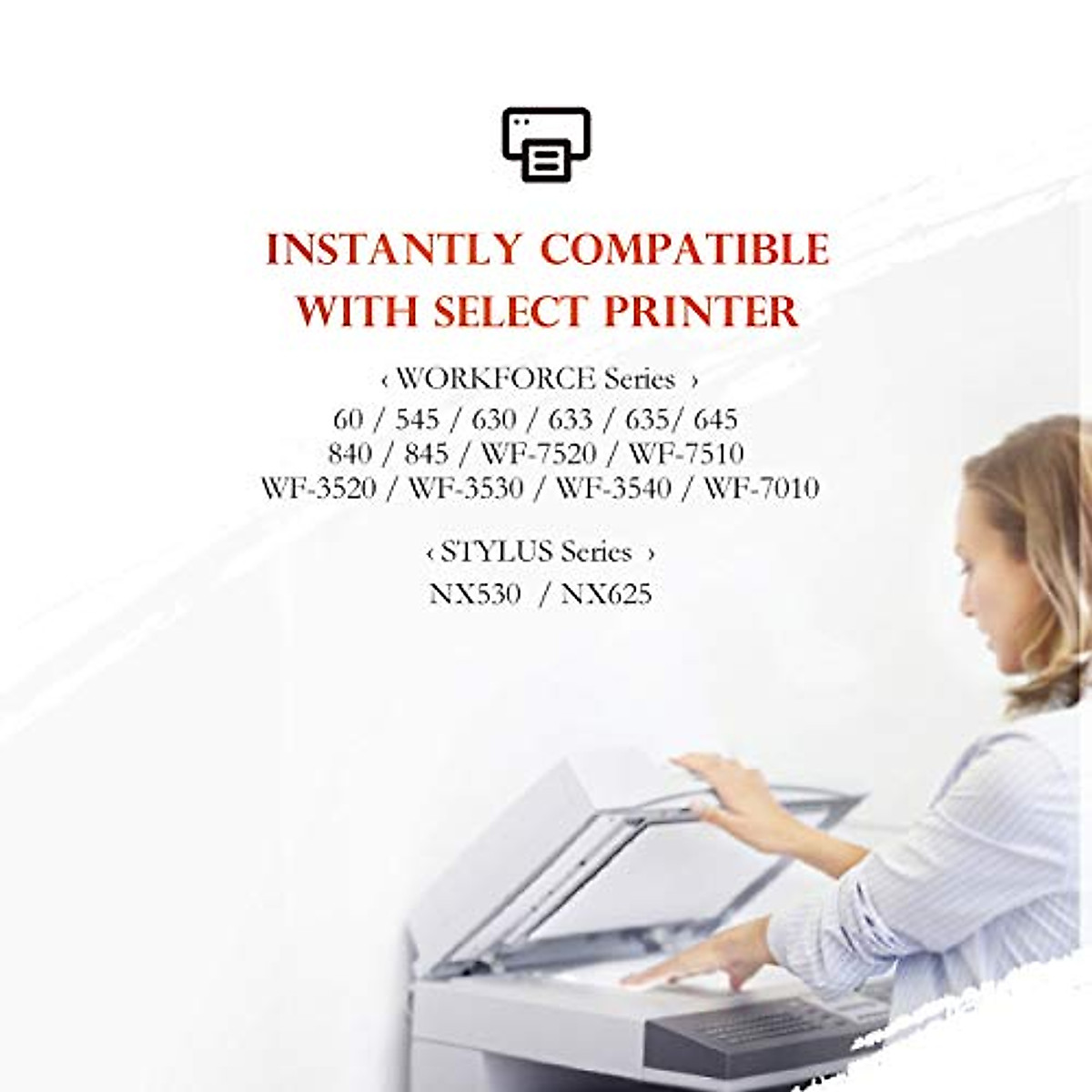 127 127XL Ink High Capacity Black & Color Cartridge ejet Remanufactured for Epson 127 T127 for NX530 625 WF-3520 WF-3530 WF-3540 WF-7520 645 545 630 840 845(4 Large Black, 2 Cyan, 2 Magenta, 2 Yellow)