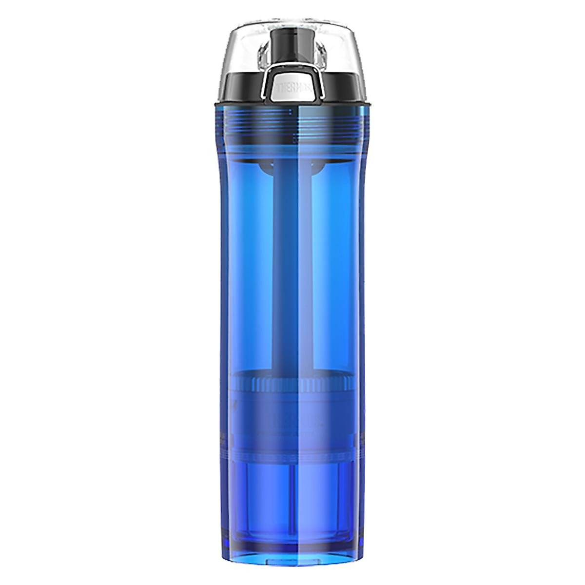 Thermos NSF/ANSI 53 Certified Tritan Water Filtration Bottle, 22-Ounce, Blue