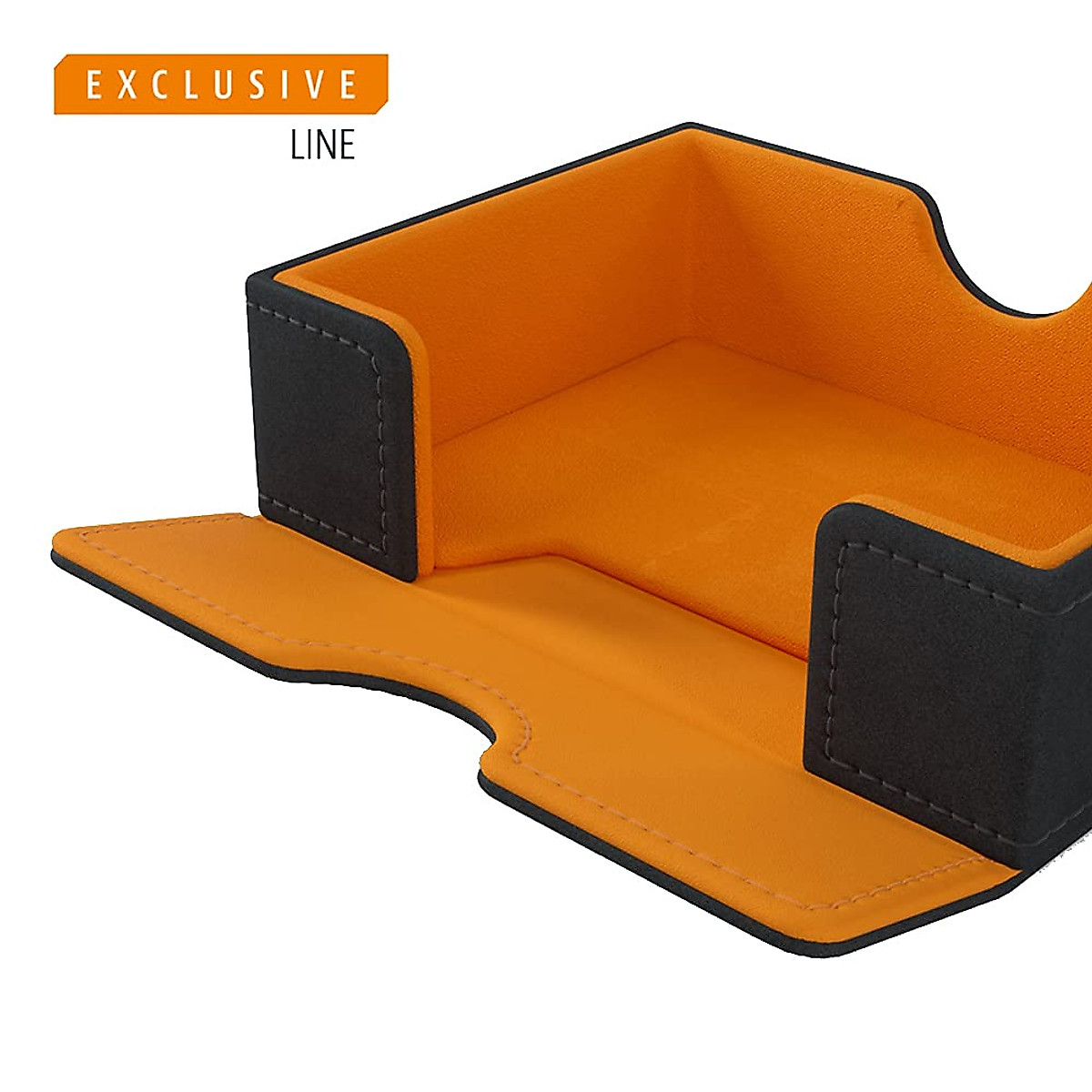 GameGenic Cards Lair 400+ Convertible Deck Box | Double-Sleeved Card Storage | Premium Card Game Protector | Nexofyber Surface | Holds up to 400 Cards | Blue Color | Made