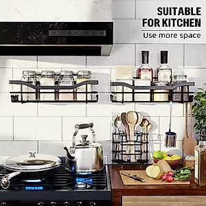 QQJOYCCI 4 Pack Shower Caddies Bathroom Shelf,No Drilling Adhesive Bathroom Storage Organizer,304 Stainless Steel Rustproof Shower Rack for Bathroom Organizer/Shower Organizer/Kitchen