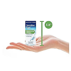 Contact Lens Solution by Bausch & Lomb, for Rewetting Soft Contact Lenses, 1 Fl Oz