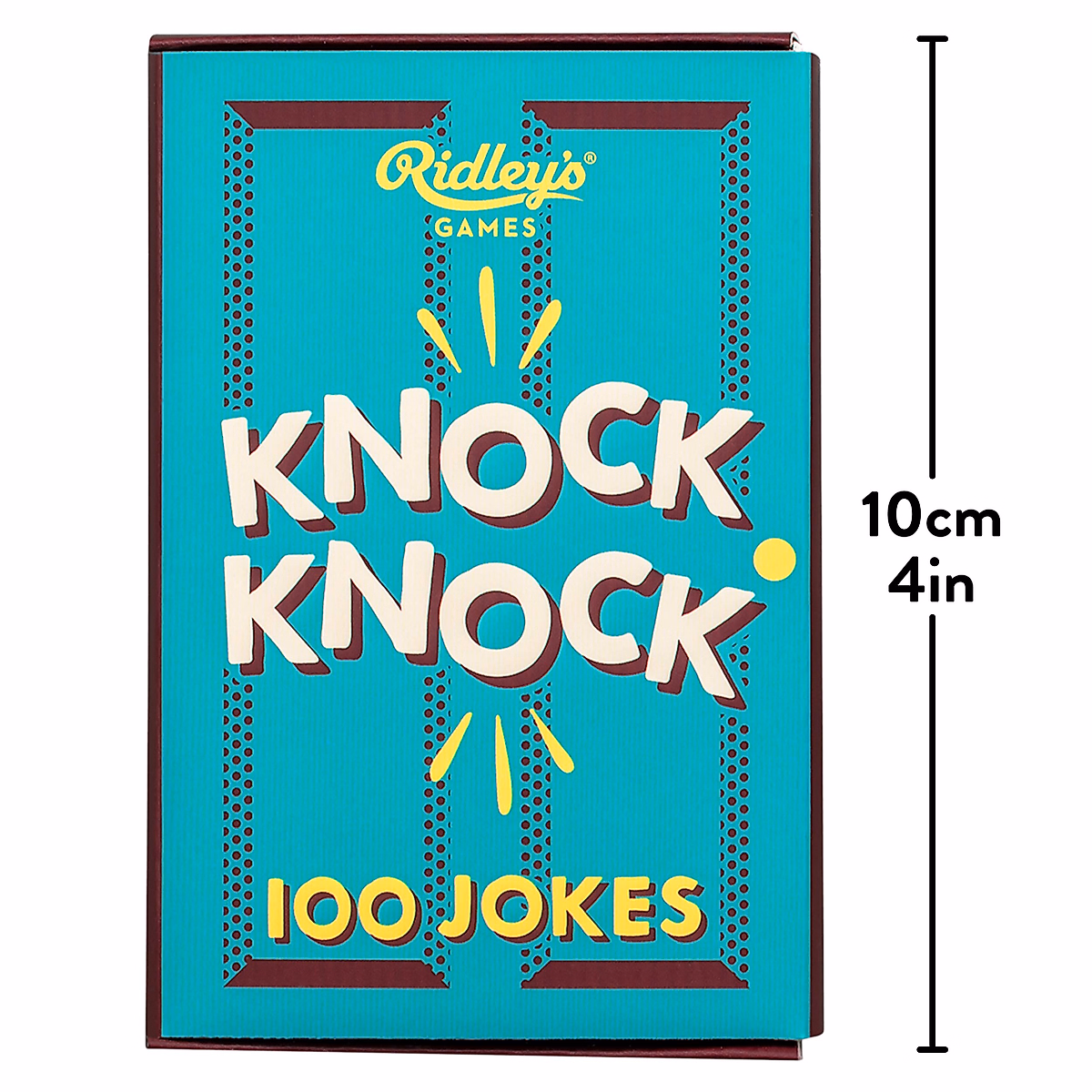 Ridley’s 100 Knock Knock Joke Cards – Includes 100 Jokes for Kids and Adults, Funny Jokes for Family-Friendly Fun – Makes a Great Gift Idea