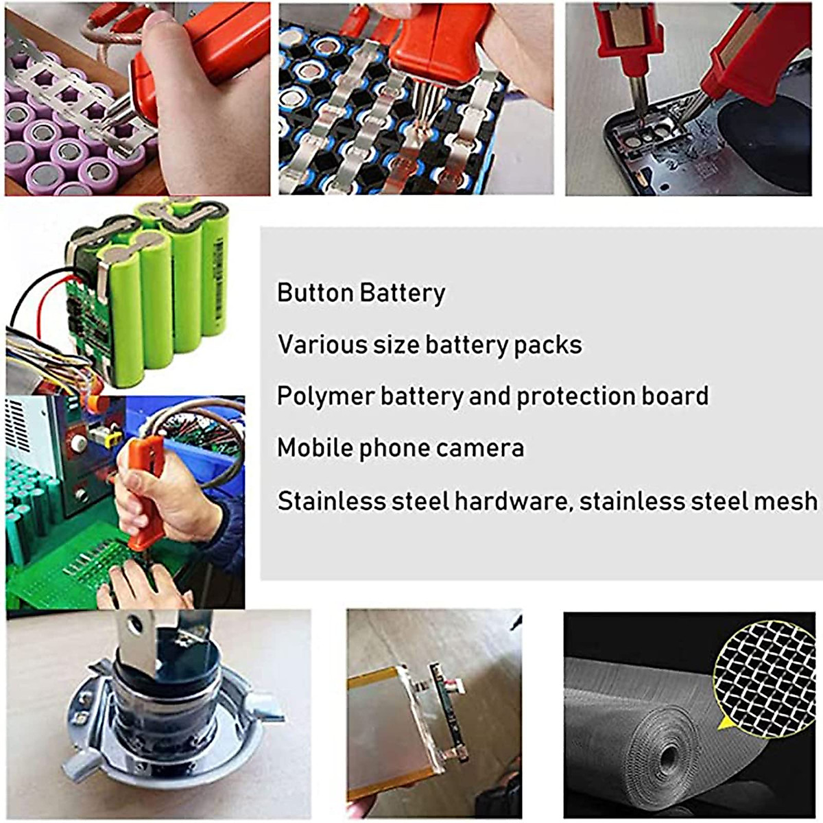 ALSUP 737DH Cordless Spot Welder Pulse Spot Welder Portable Battery Welder for 18650 14500 Lithium Battery Pack, Induction Delay Battery Spot Welder