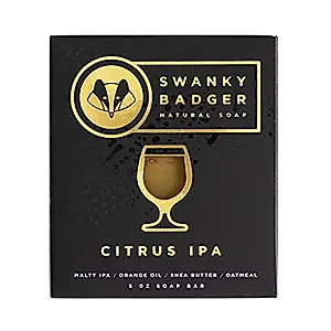 Swanky Badger Natural Soap Bar – Citrus IPA