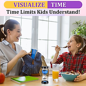 9 Pieces Sand Timer Colorful Hourglass Sand Clock Timer 1/3/5/10/15/20/30/45/60 Minutes Sandglass Timer for Kitchen Home Office Classroom Games Cooking Kids, 9 Colors