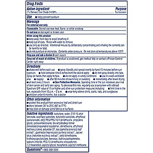 Coppertone Pure and Simple Kids Sunscreen Spray SPF 50, Zinc Oxide Mineral , Tear Free, Water Resistant, Broad Spectrum , 5 Oz