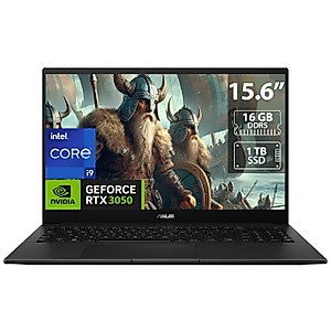 ASUS Q540VJ Gaming Laptop, 15.6" OLED Display, Intel Core i9-13900H Upto 5.4GHz, 16GB RAM, 1TB NVMe SSD, RTX 3050, HDMI, DisplayPort via USB-C, Wi-Fi, Bluetooth, Windows 11 Home (Q540VJ-I93050)