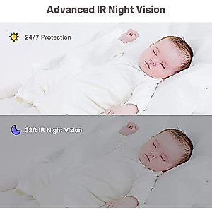 Goluodck 5G Security Camera Indoor Wireless - 360 Degree Panoramic Camera, 5G Dual Band WiFi Camera, HD 1080P Home Camera, Security Cameras Monitor for Baby/Elder/Pet