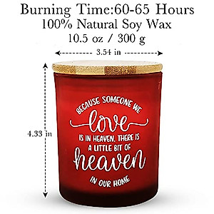 Memorial Gifts for Loss of Loved One - Express Your Sympathy Gift, Soy Wax Scented Candles, Bereavement Gifts - Sympathy Gifts for Loss of Mother, Father - Candles Gifts (Vanilla)