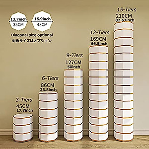 Shoes Storage, Shoes Rack Shoe Organizer For Entryway, Shoe Stand Shoe Racks With Door, Shoe Rack Rotating 360° Shoe Holder Small Shoe Rack For Narrow Space, Hallway Shoe Storage, Diameter 35cm/43cm (