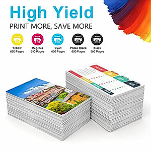 OINKWERE Remanufactured 410XL Ink Cartridges Replacement for Epson 410 XL T410XL to use with Epson Printers Expression XP-7100 XP-830 XP-640 XP-630 XP-635 XP-530 (5-Pack)