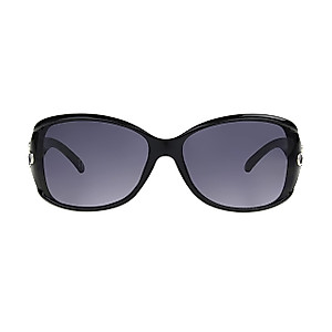 Foster Grant Womens Sublime Sunglasses, Black, 57mm US