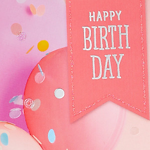 Hallmark Birthday Card (Confetti Balloons)