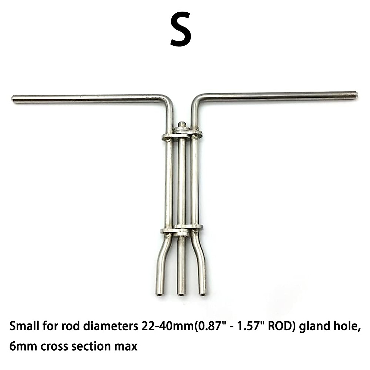 SHENKENUO 3 Pcs/Set Hydraulic Cylinder Piston Rod Seal Up U-Cup Installation Tool