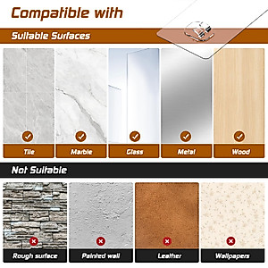 Utobao 10 Pack Shower Caddy Adhesive,Shower Shelf Adhesive Replacement,No Drilling Shower Adhesive Strips for Shower Caddy,Bathroom Shelves and Kitchen Racks