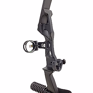 Siege SAS 55 lb 29'' Compound Bow w/ 5-Spot Paper Target, Black w/Package