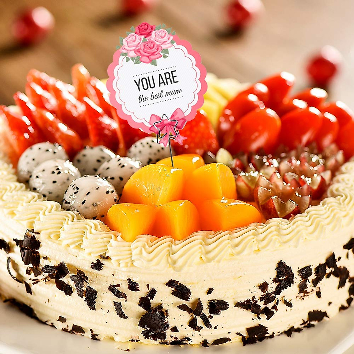 50pcs Ring Loop Craft Wire Clips, Photo Card Holder Picture Holders Memo Holder for Cake Topper Accessories Decoration(Star)