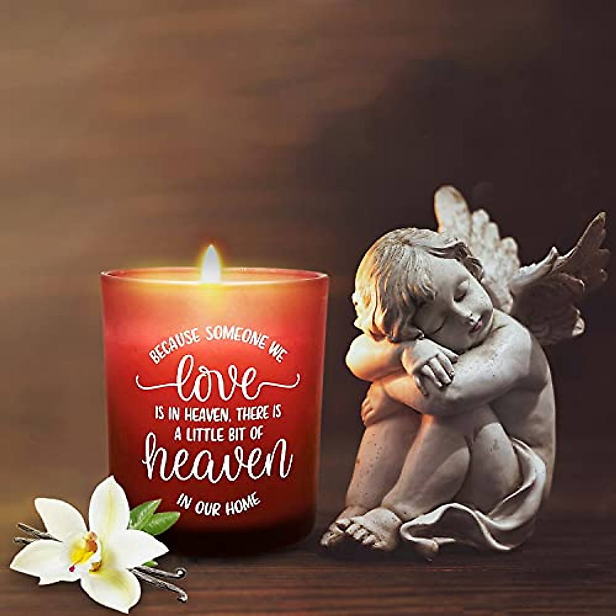 Memorial Gifts for Loss of Loved One - Express Your Sympathy Gift, Soy Wax Scented Candles, Bereavement Gifts - Sympathy Gifts for Loss of Mother, Father - Candles Gifts (Vanilla)